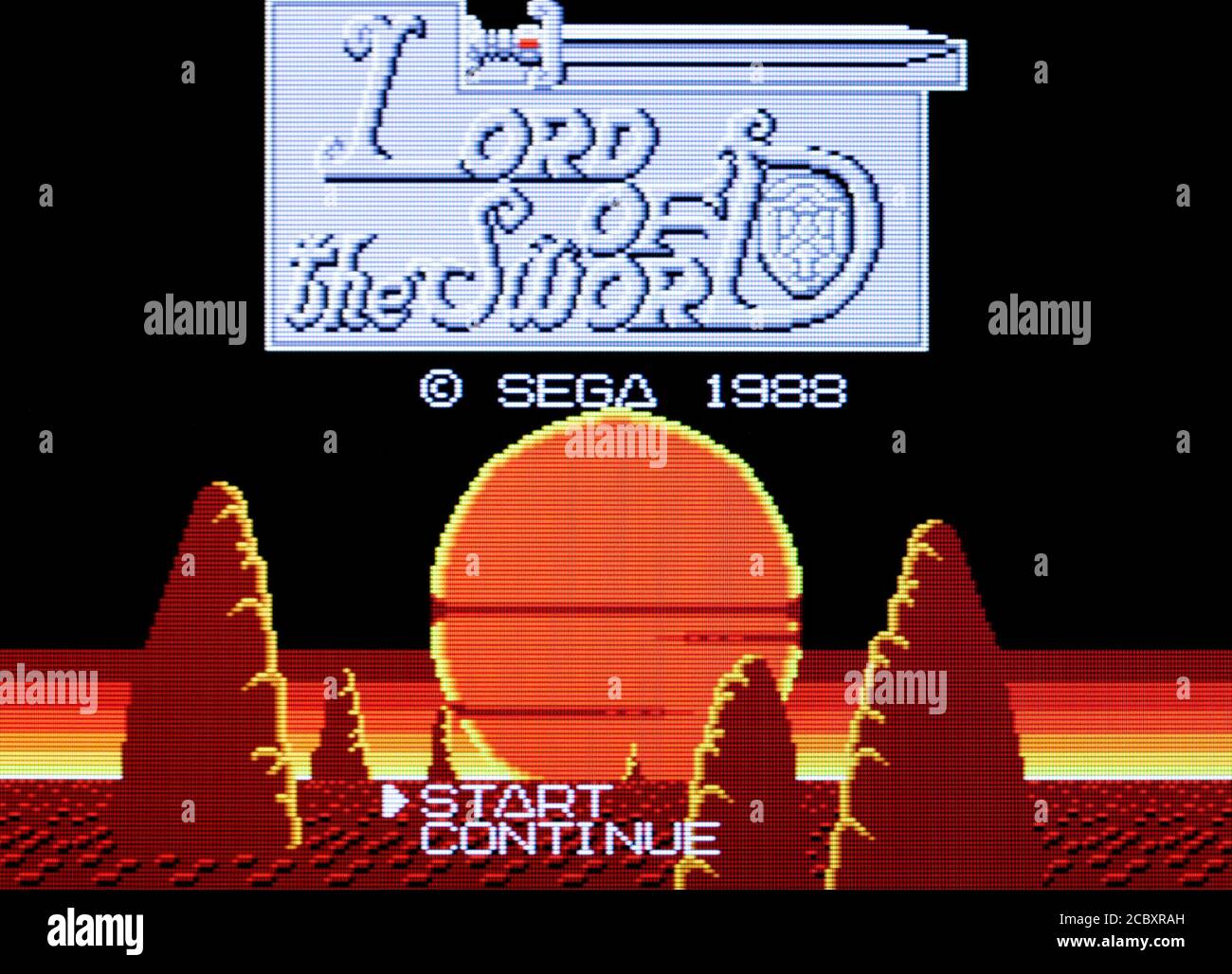 Lord of the Sword - Sega Master System - SMS - editorial use only Stock ...