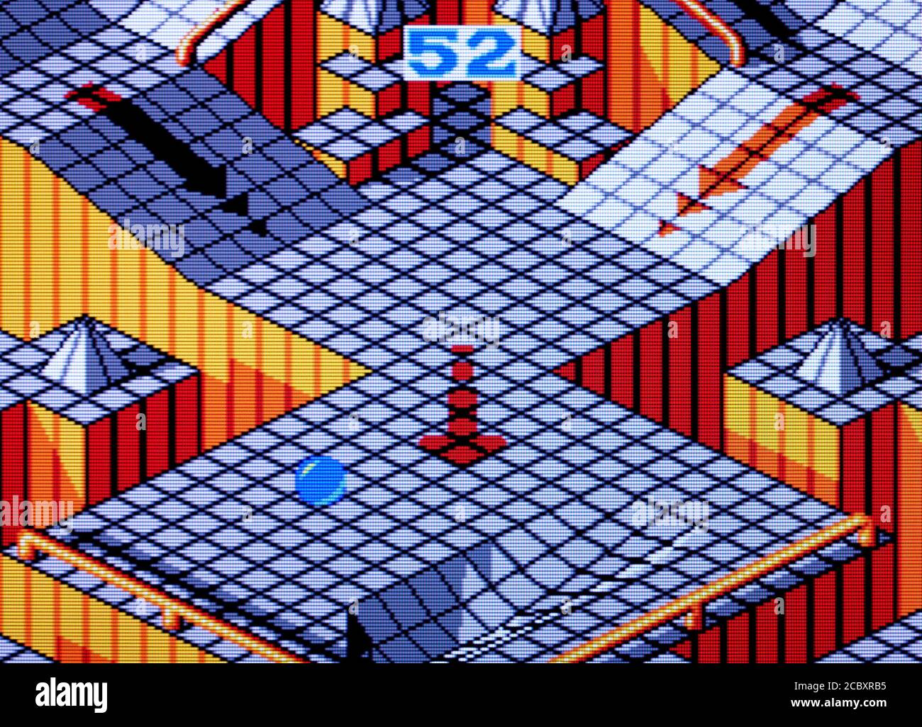 Marble Madness - Sega Master System - SMS - editorial use only Stock ...