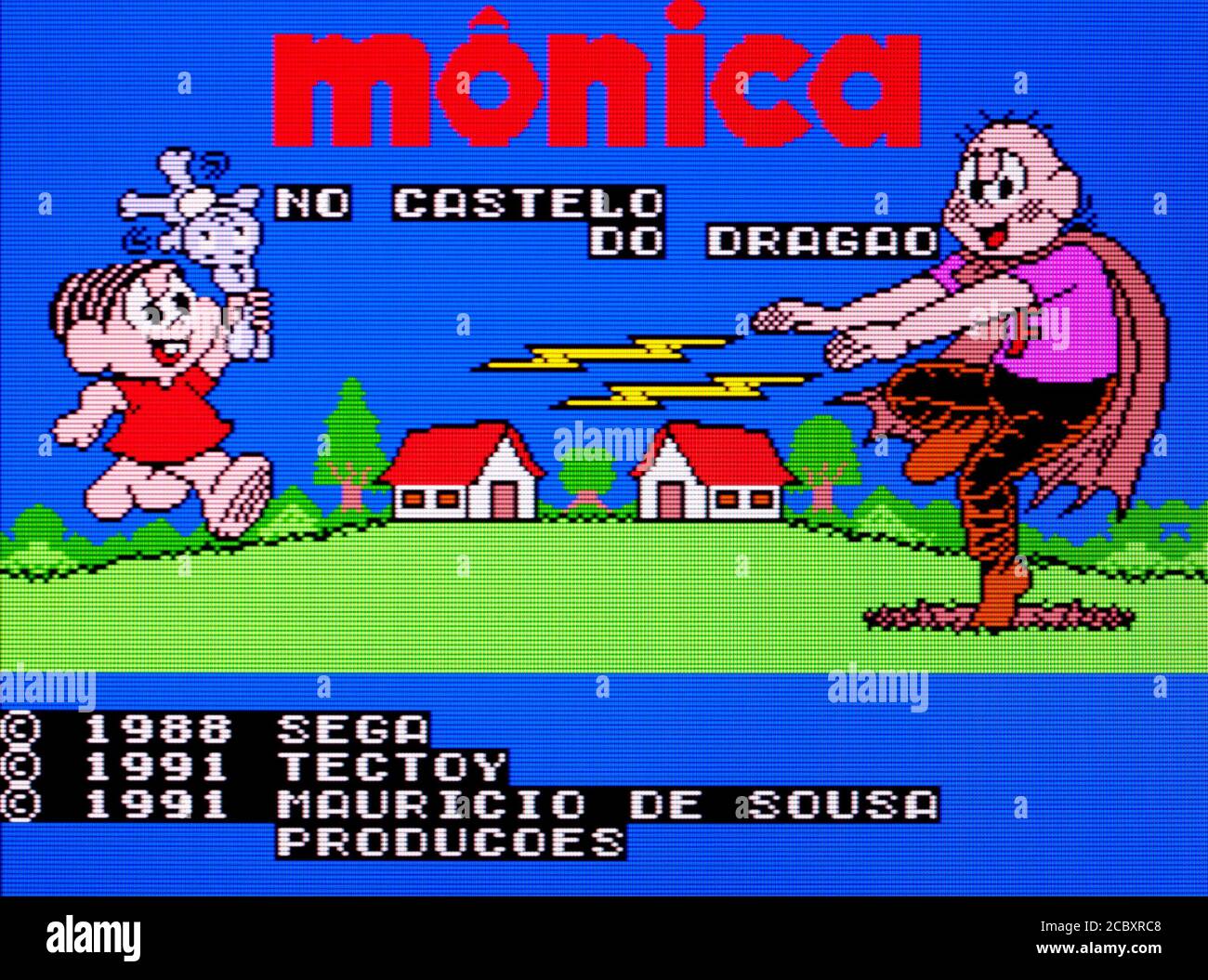 Monica No Castelo do Dragao - Sega Master System - SMS - editorial use ...