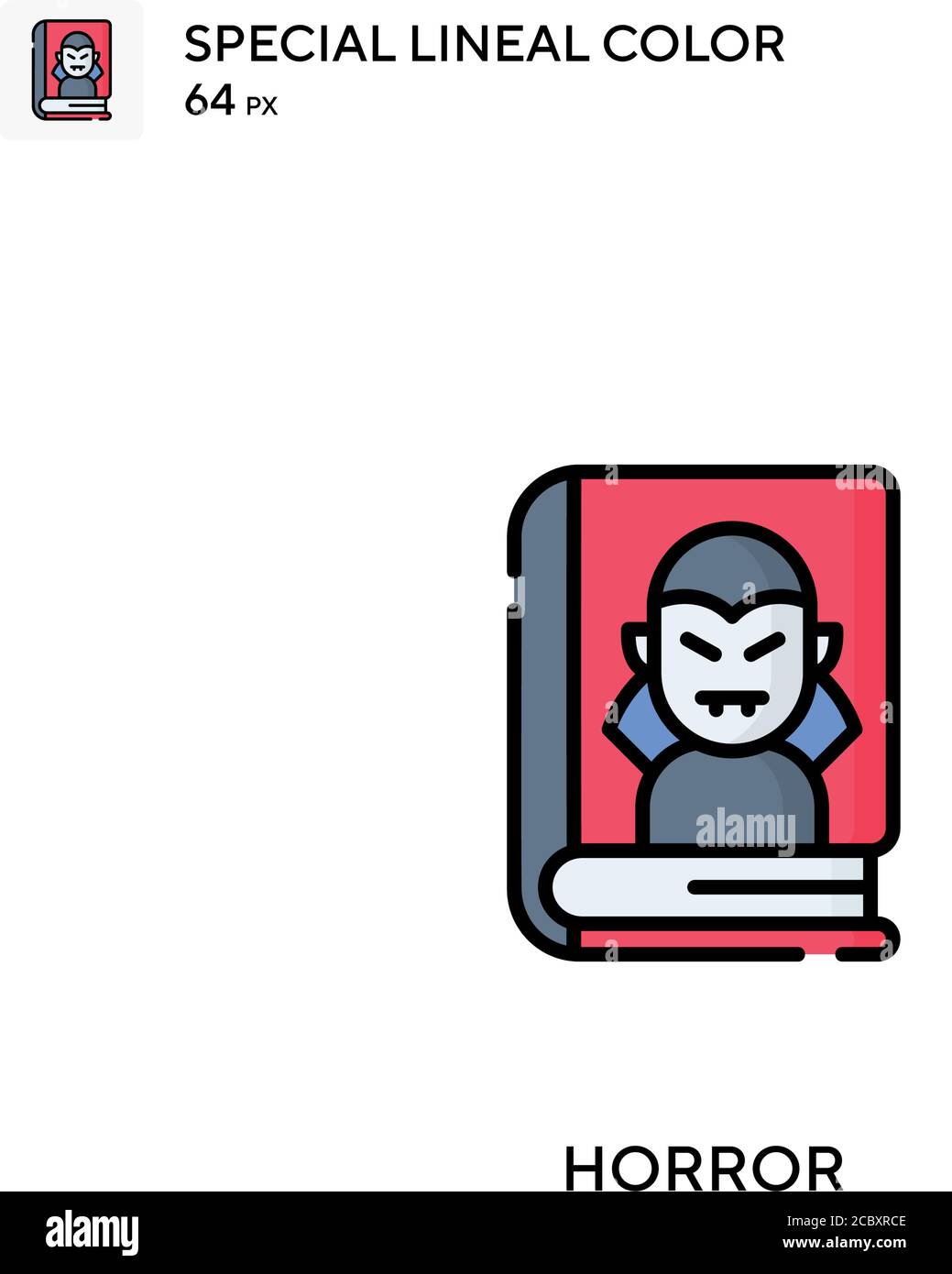 Horror Special lineal color vector icon. Horror icons for your business ...
