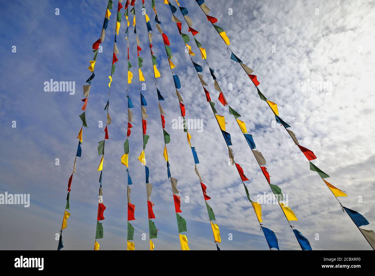 Lung ta-Wind Horse type Buddhist prayer flags-Thirtythree Heaven ...