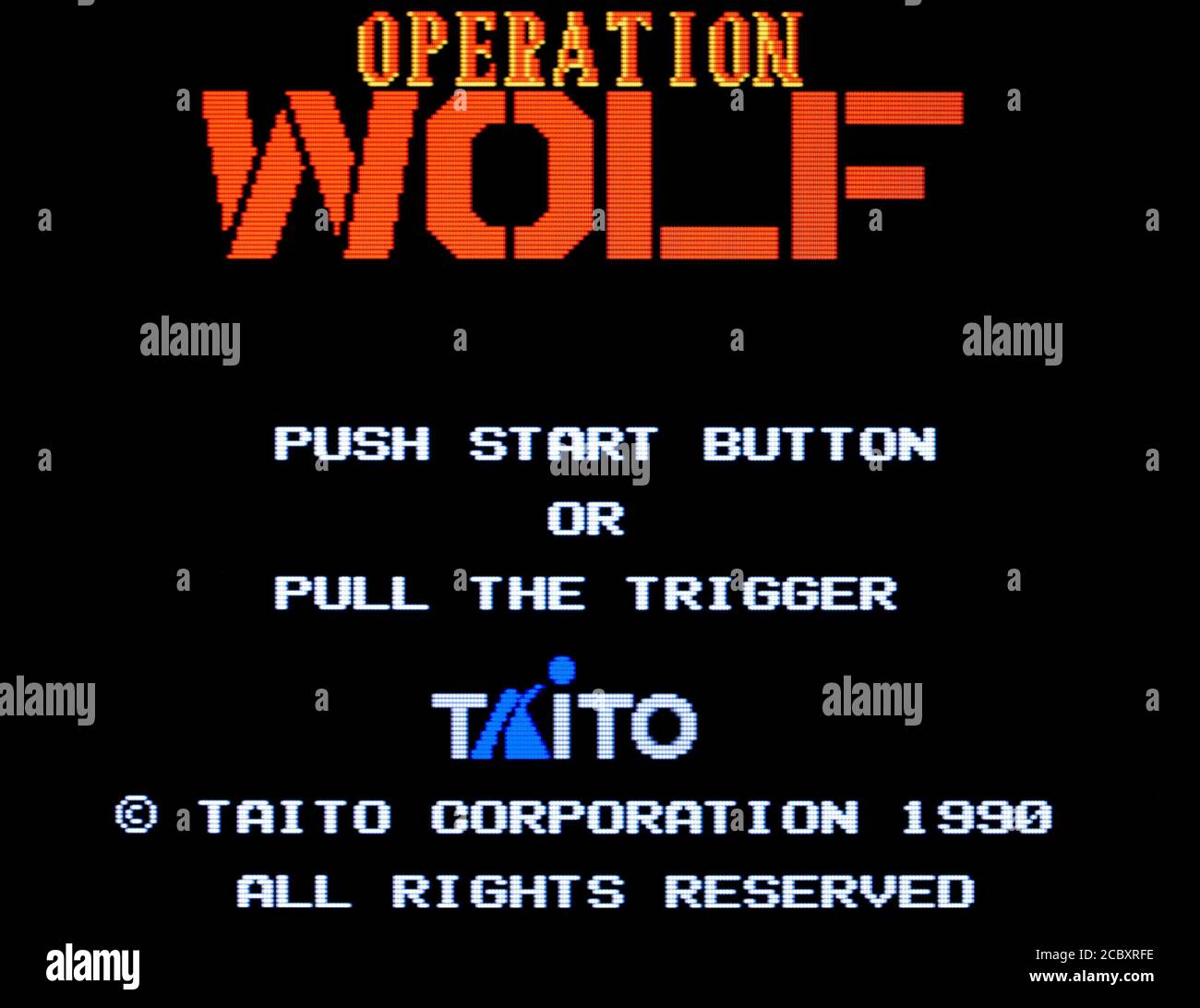 Operation Wolf - Sega Master System - SMS - editorial use only Stock ...