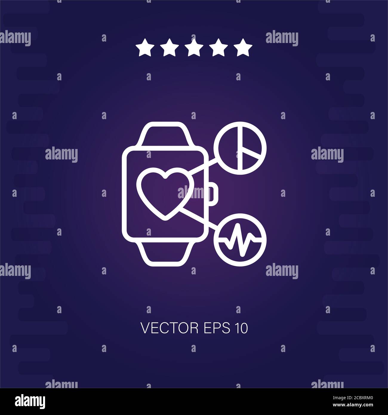 smartwatch vector icon modern illustration Stock Vector Image & Art - Alamy