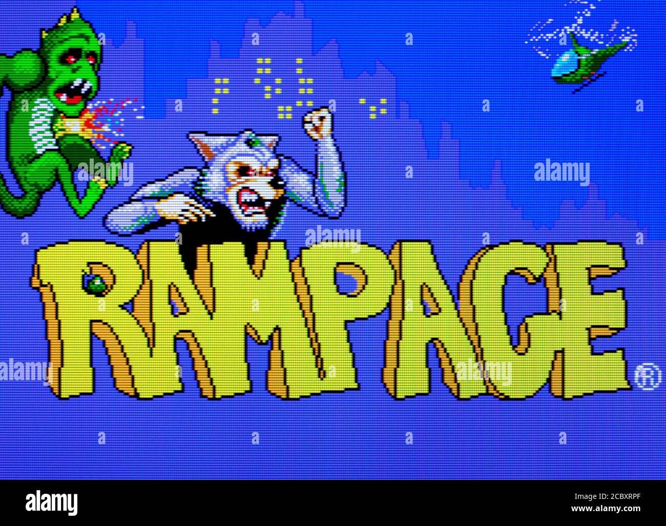 Rampage - Sega Master System - SMS - editorial use only Stock Photo - Alamy
