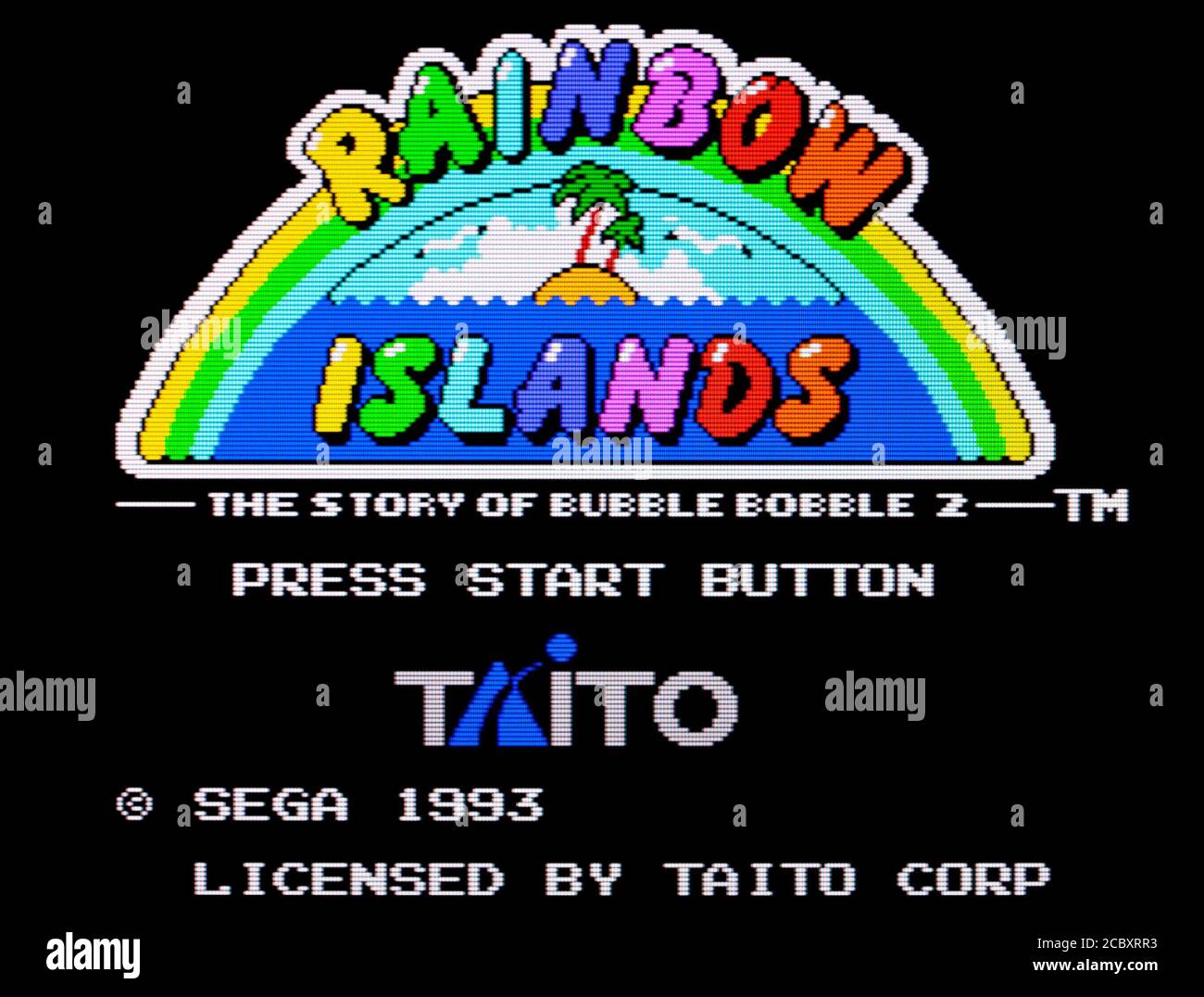 Rainbow Islands - Sega Master System - SMS - editorial use only Stock ...