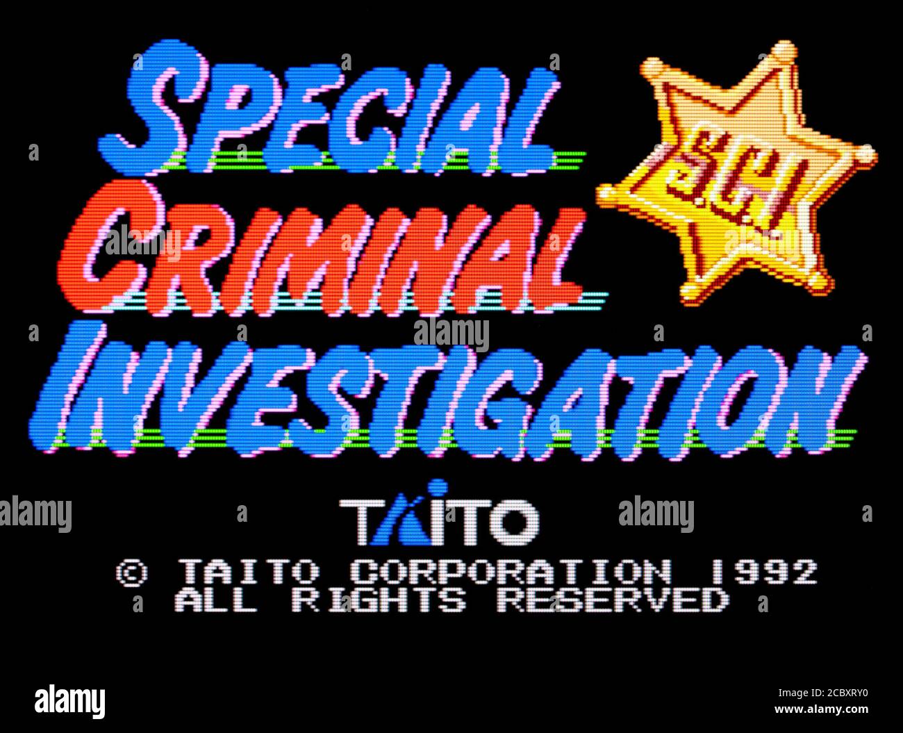 SCI Special Criminal Investigation - Sega Master System - SMS ...