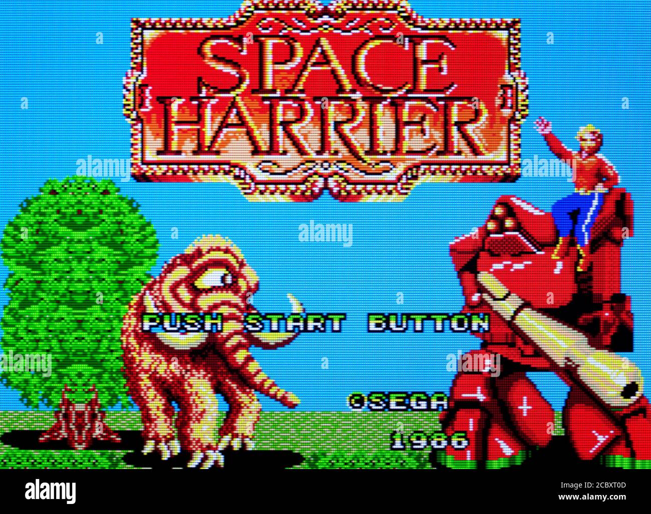 Space Harrier - Sega Master System - SMS - editorial use only Stock ...
