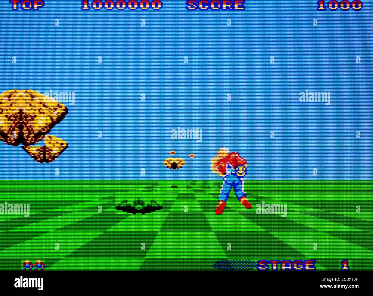 Space Harrier - Sega Master System - SMS - editorial use only Stock ...