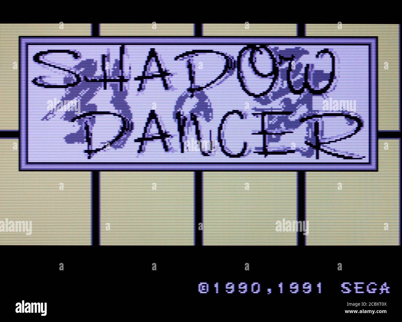 Shadow Dancer - Sega Master System - SMS - editorial use only Stock Photo - Alamy