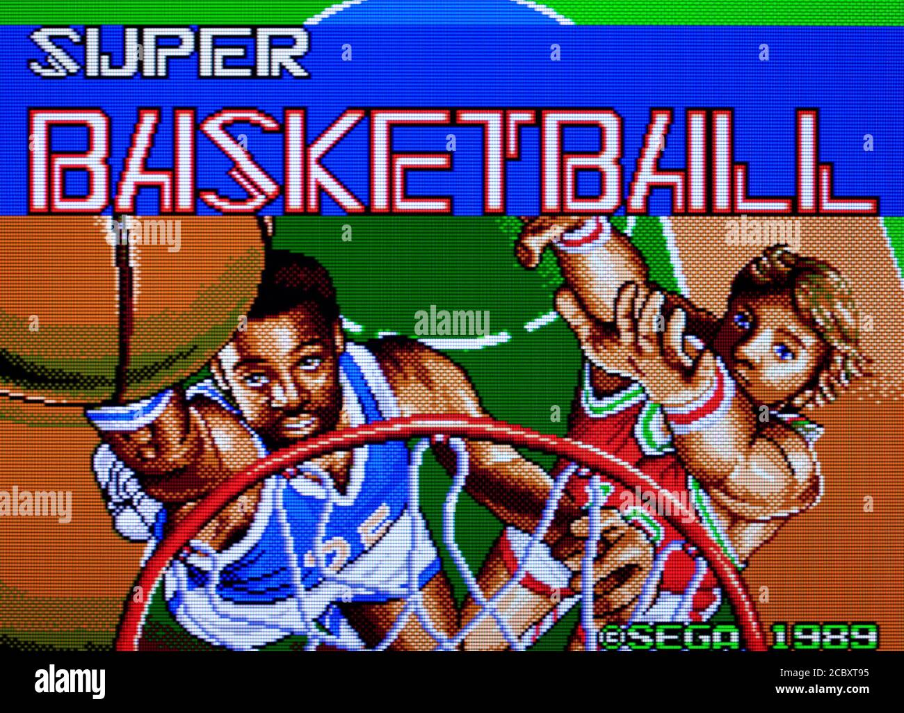 Super Basketball - Sega Master System - SMS - editorial use only Stock ...