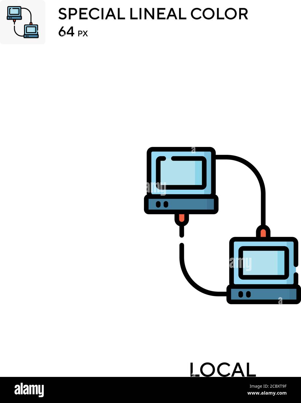 Local Special lineal color vector icon. Local icons for your business ...