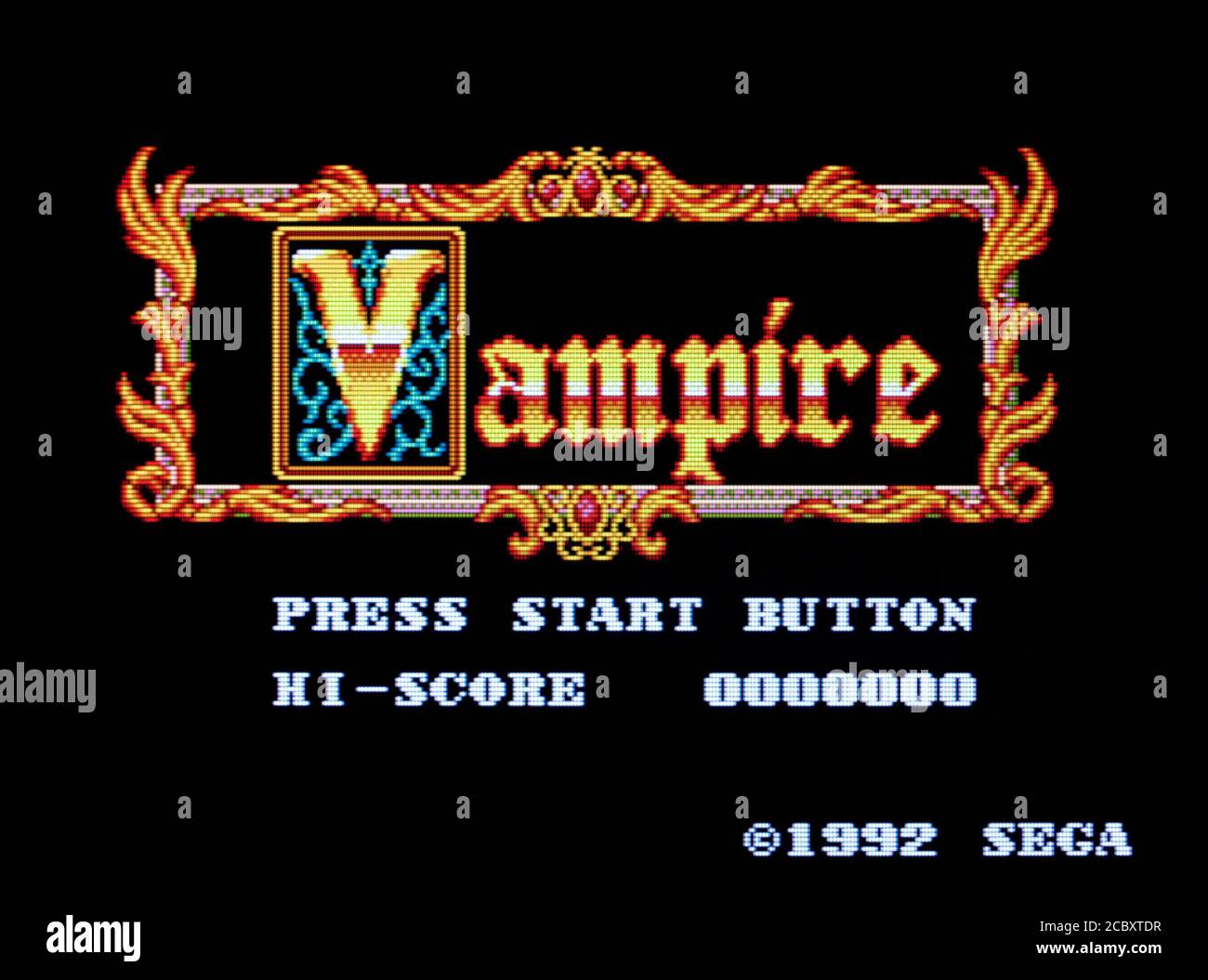 Vampire - Sega Master System - SMS - editorial use only Stock Photo - Alamy