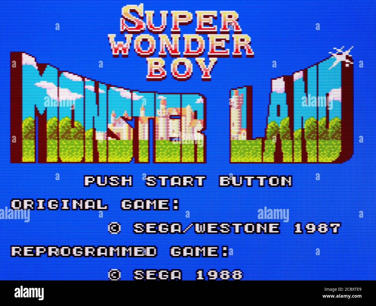 Super Wonder Boy Monster Land - Sega Master System - SMS - editorial ...