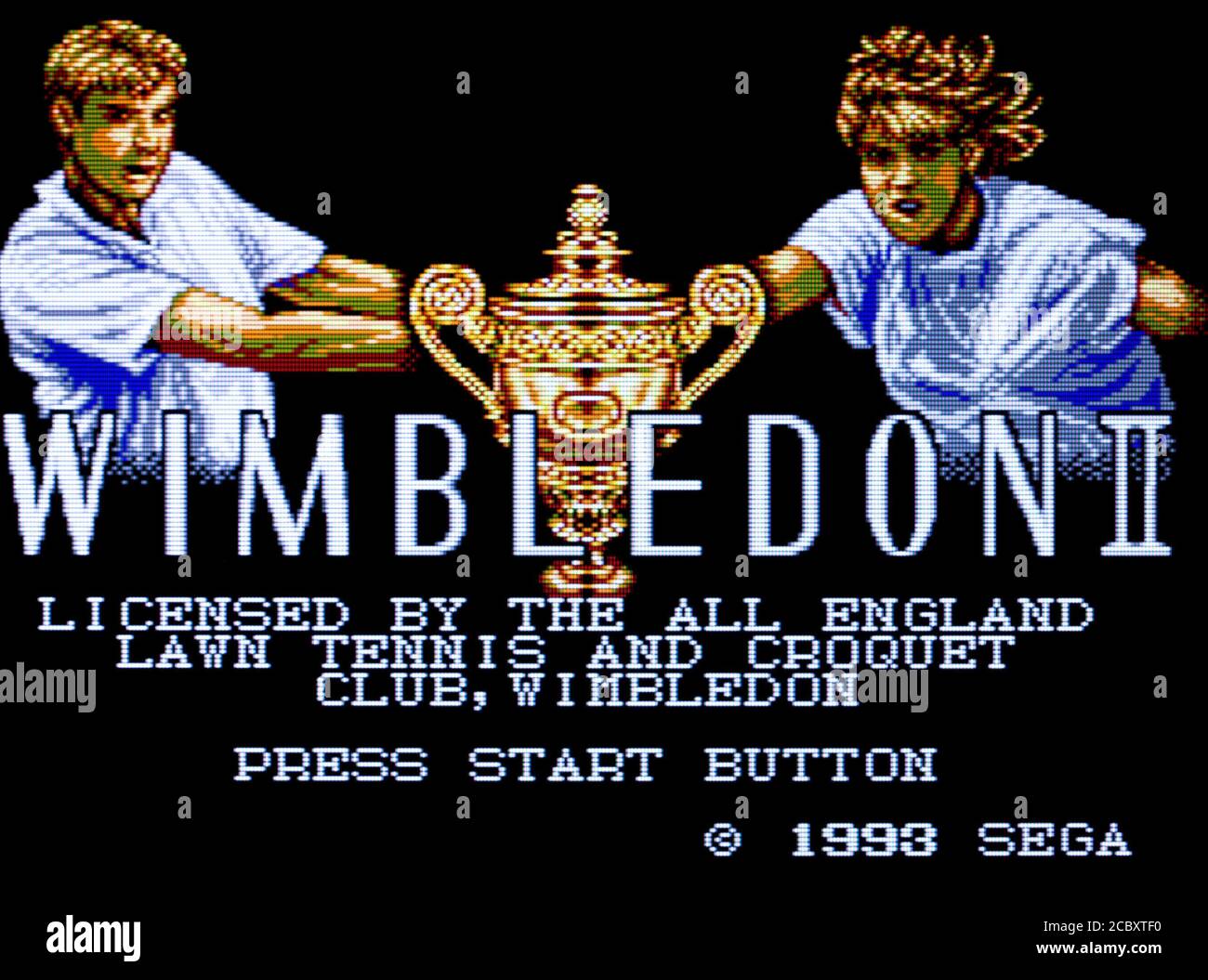 Wimbledon - Sega Master System - SMS - editorial use only Stock Photo ...
