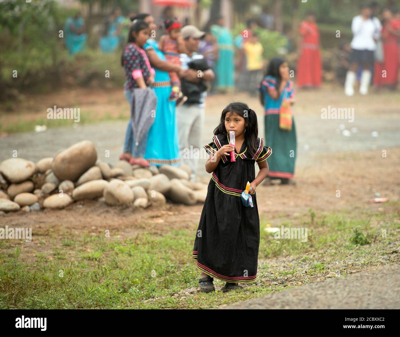Panama indigenous people bugle hi-res stock photography and images - Alamy