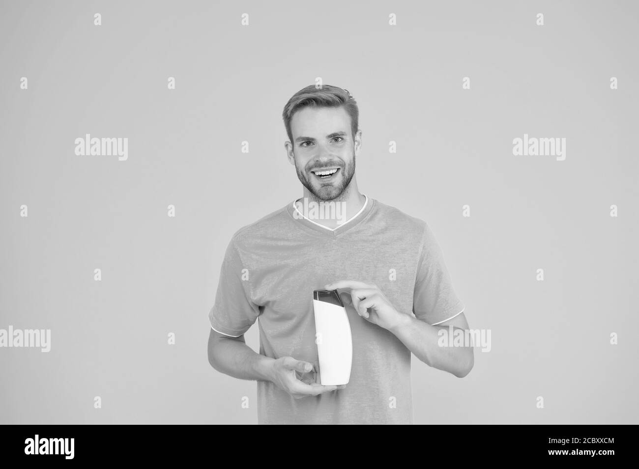Shop assistant male Black and White Stock Photos & Images - Alamy