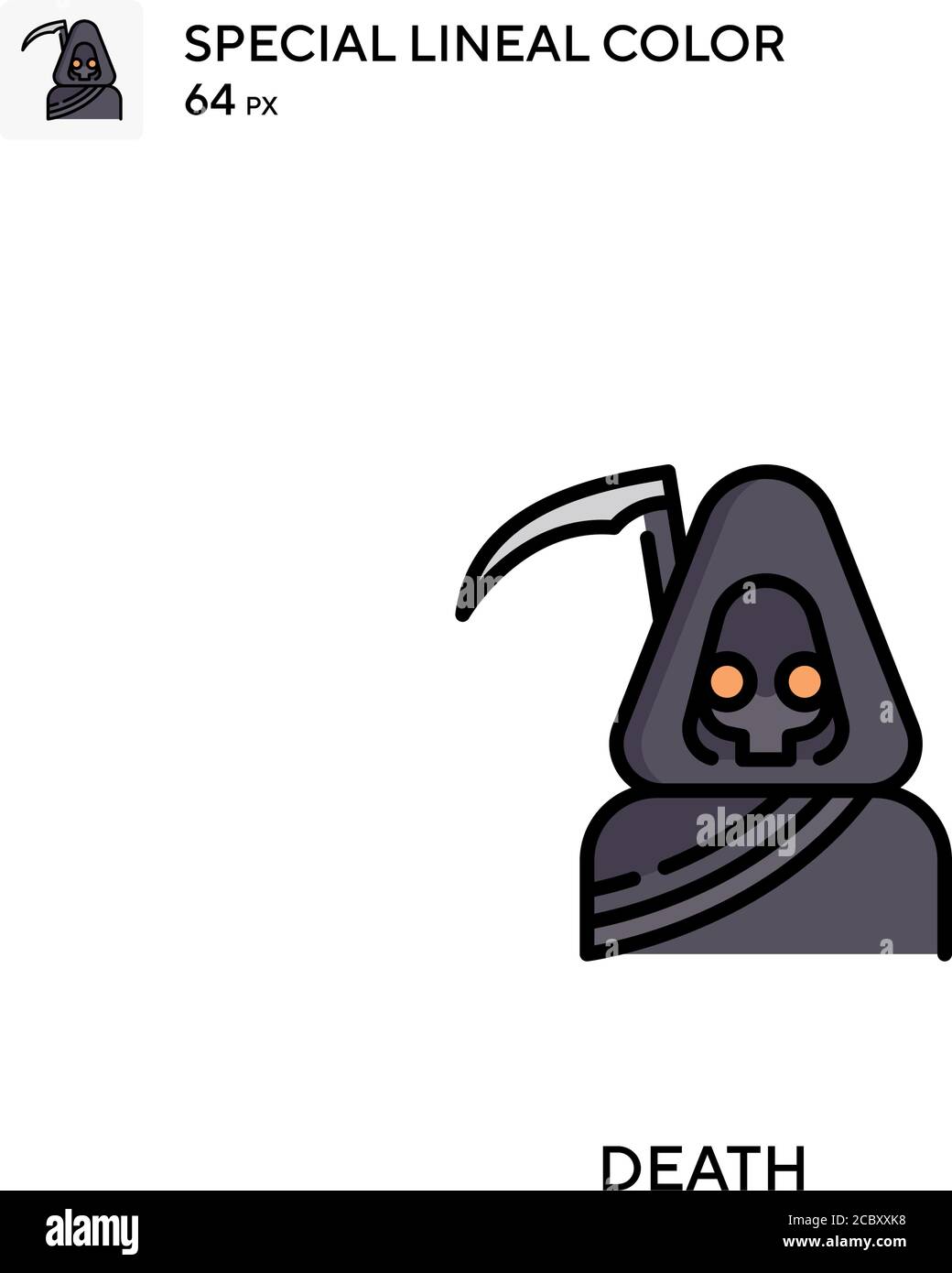 Death Special lineal color vector icon. Death icons for your business ...