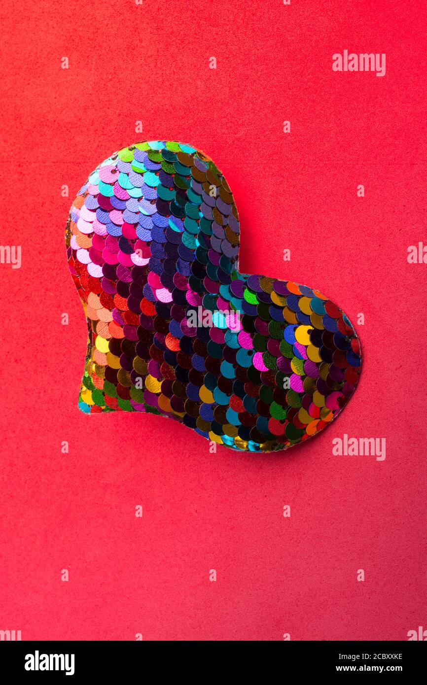 Heart shaped object in view as love conception Stock Photo - Alamy