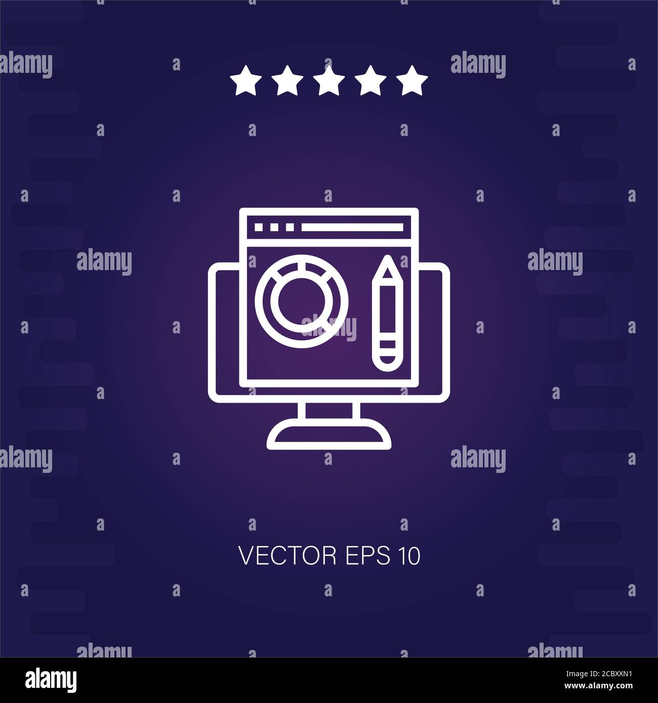html vector icon modern illustration Stock Vector Image & Art - Alamy