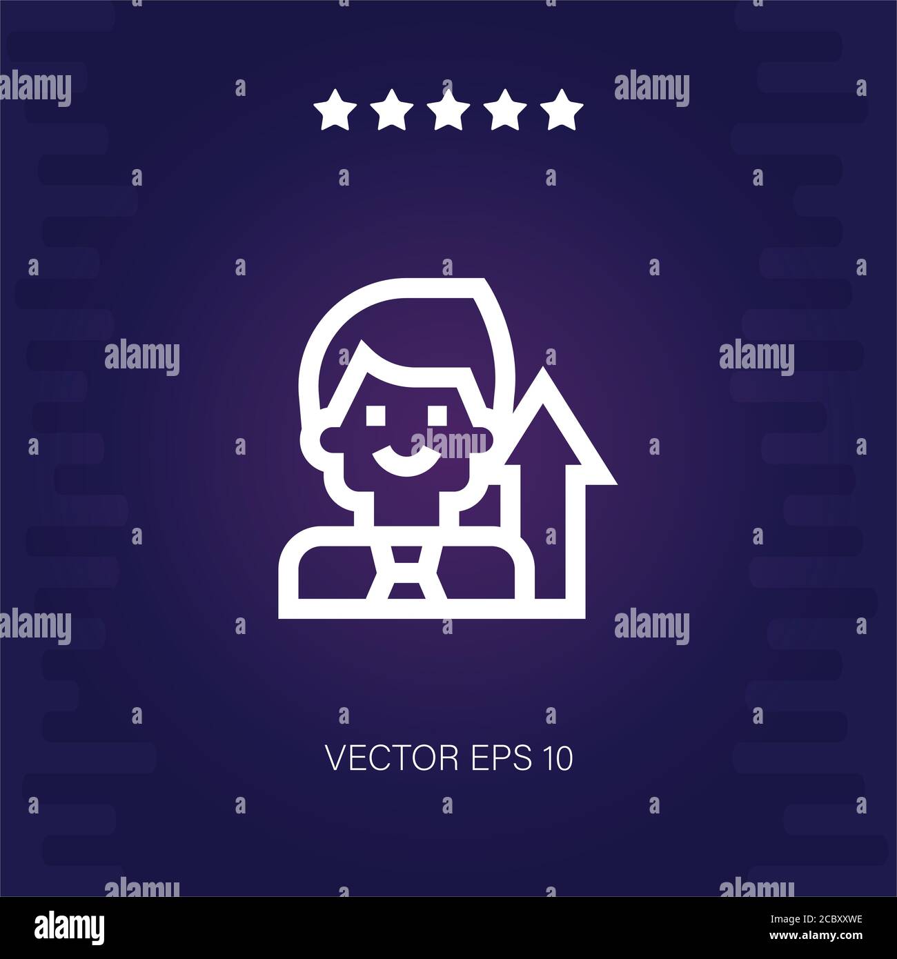manager vector icon modern illustration Stock Vector Image & Art - Alamy