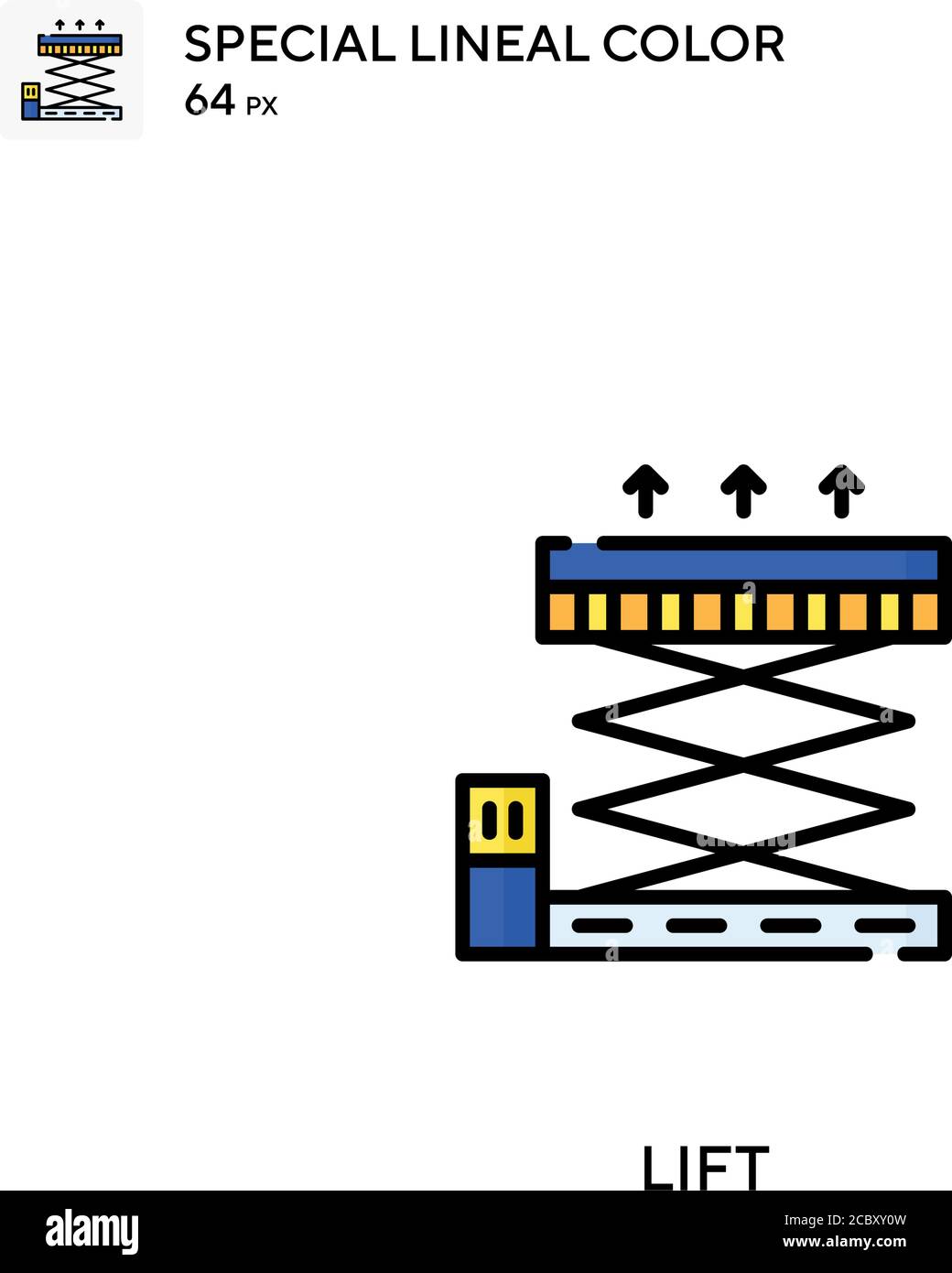 Lift Special lineal color vector icon. Lift icons for your business ...