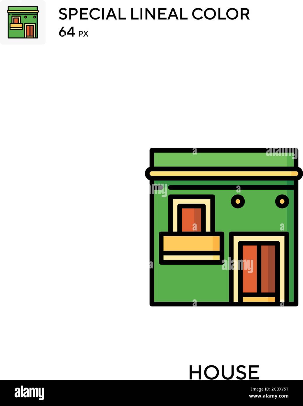 House Special lineal color vector icon. House icons for your business ...
