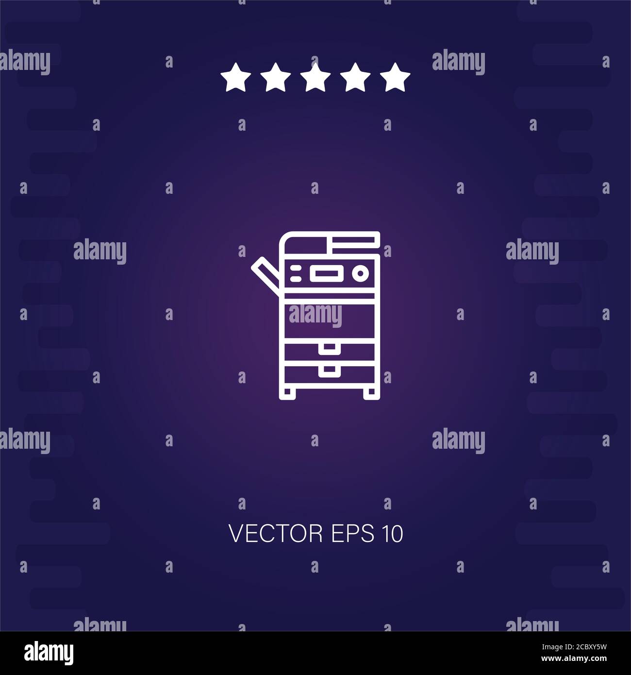 copier vector icon modern illustration Stock Vector Image & Art - Alamy