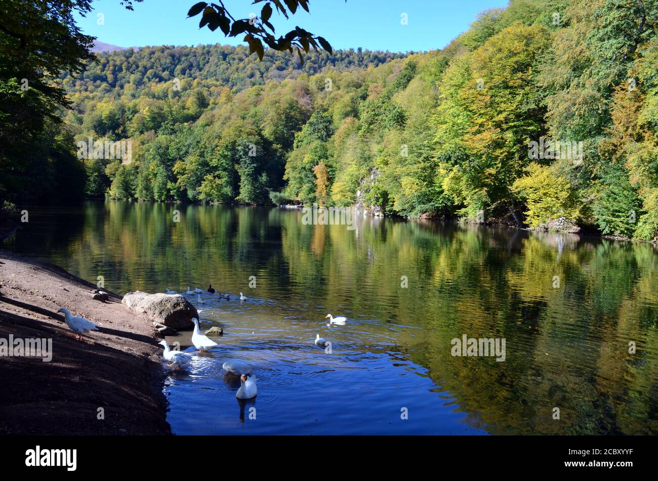 Armenia Lake Parz Stock Photo - Alamy