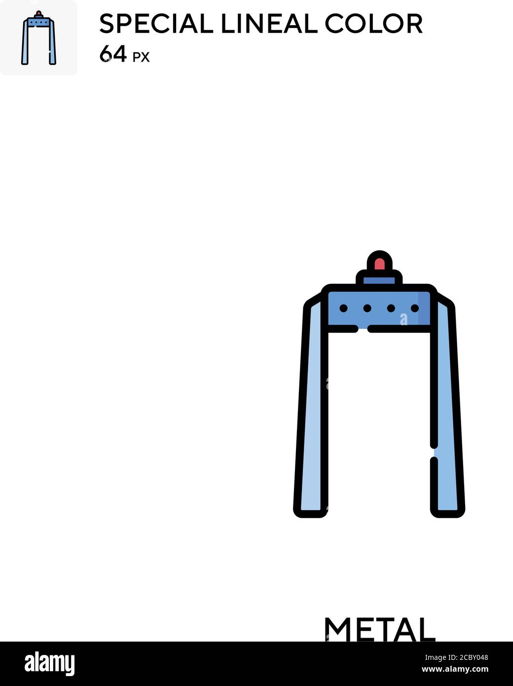 Metal Special lineal color vector icon. Metal icons for your business ...