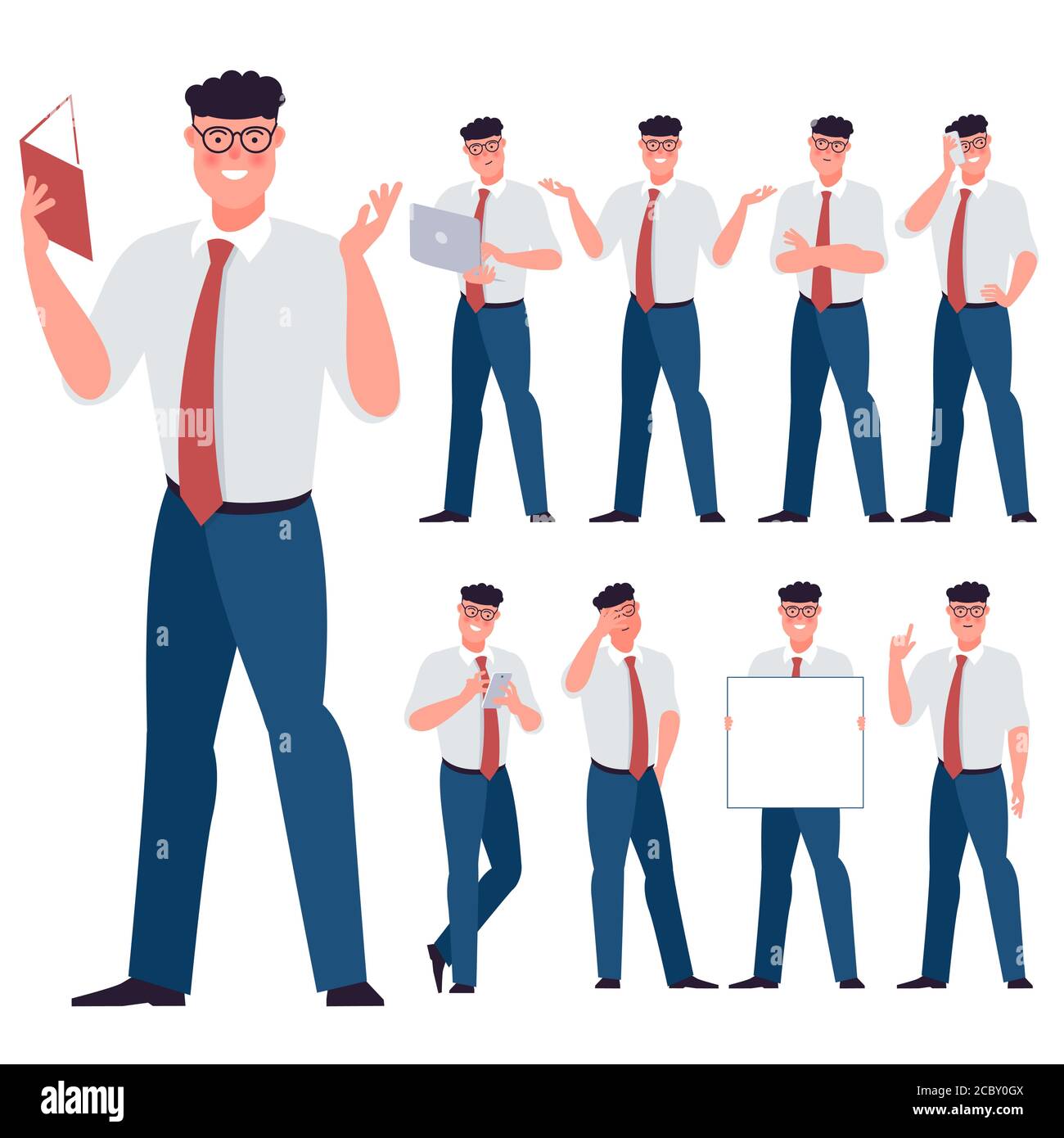 Young man walking character Stock Vector Images - Alamy