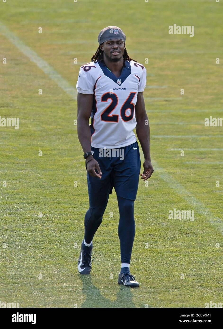 Englewood, Colorado, USA. 16th Aug, 2020. Broncos CB ISAAC YIADOM ...