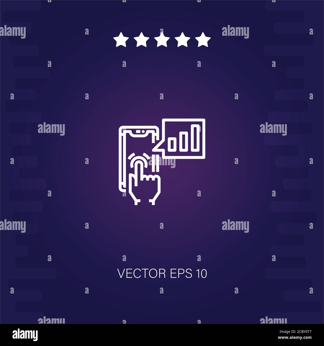 data collection vector icon modern illustration Stock Vector Image ...