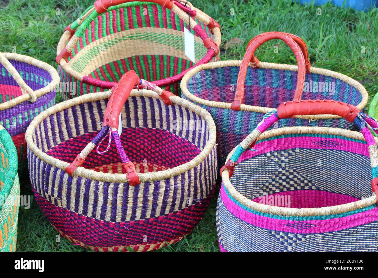 Hand woven baskets hi-res stock photography and images - Alamy
