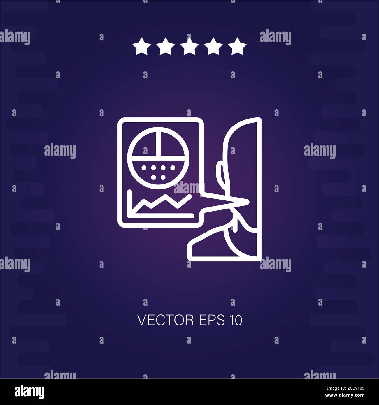 analytics vector icon modern illustration Stock Vector Image & Art - Alamy