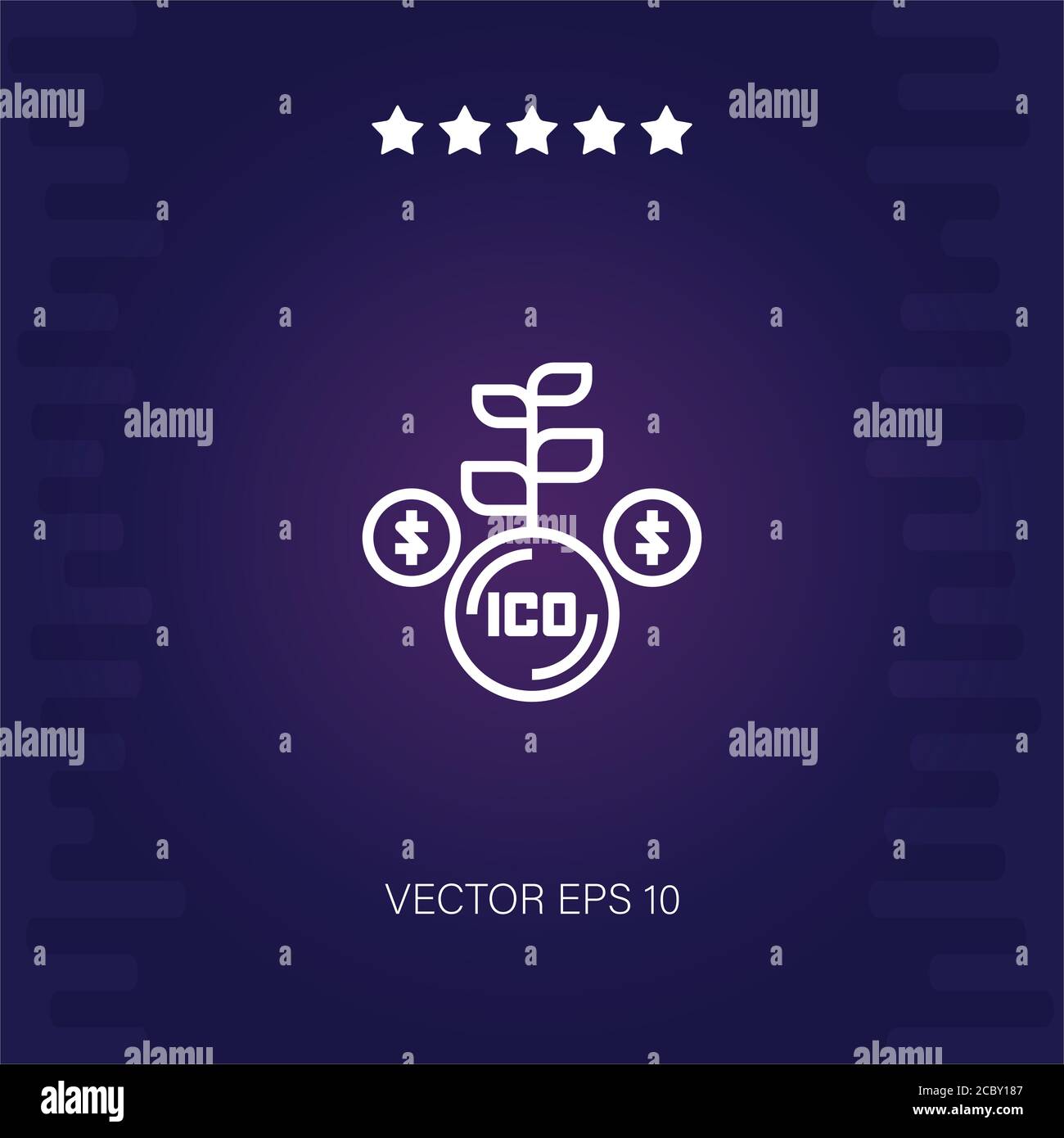 coin vector icon modern illustration Stock Vector Image & Art - Alamy