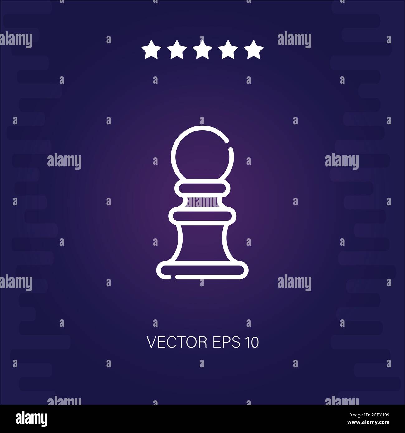 pawn vector icon modern illustration Stock Vector Image & Art - Alamy