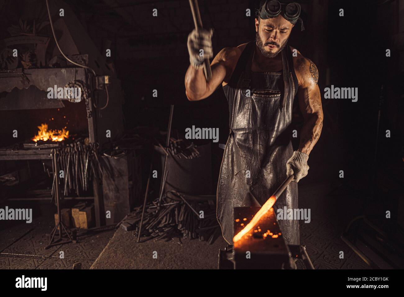 Blacksmith working space hi-res stock photography and images - Alamy