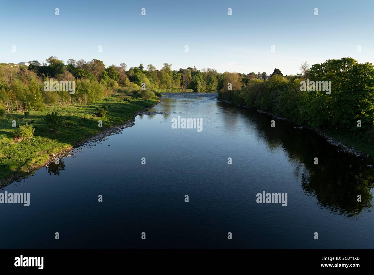 The River Tweed at Kelso, Scotland Stock Photo - Alamy