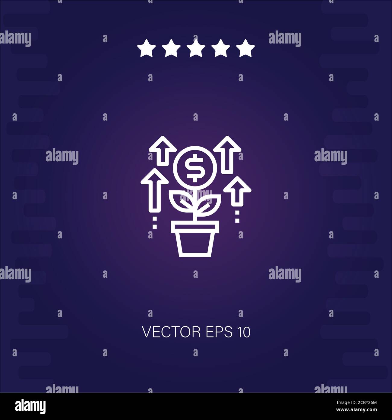 growth vector icon modern illustration Stock Vector Image & Art - Alamy