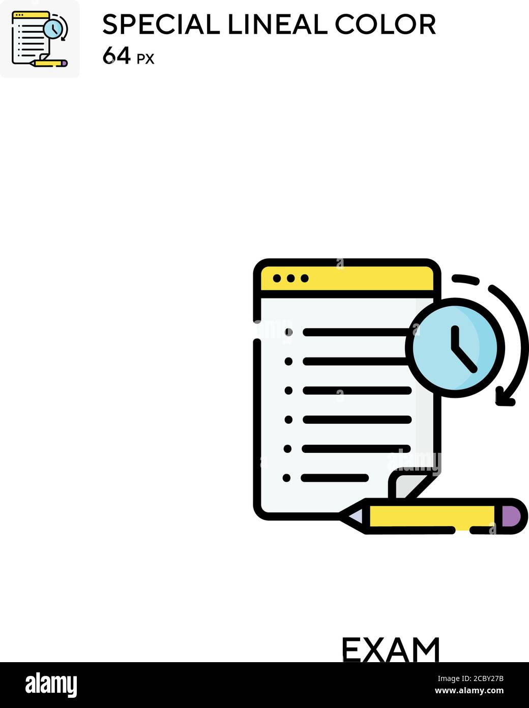 High school exam exams Stock Vector Images - Alamy