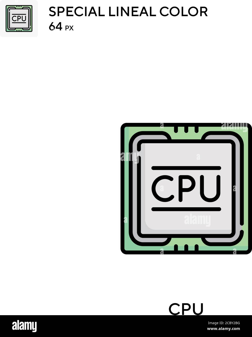 Cpu Special lineal color vector icon. Cpu icons for your business ...
