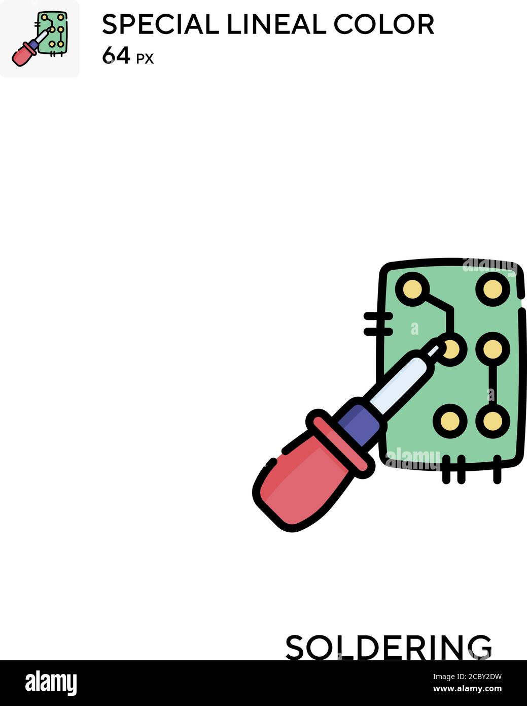 Soldering Special lineal color vector icon. Soldering icons for your ... Soldering Special lineal color vector icon. Soldering icons for your ...