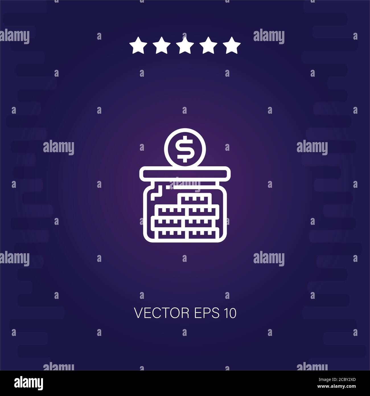 Funds vector icon modern illustration Stock Vector Image & Art - Alamy