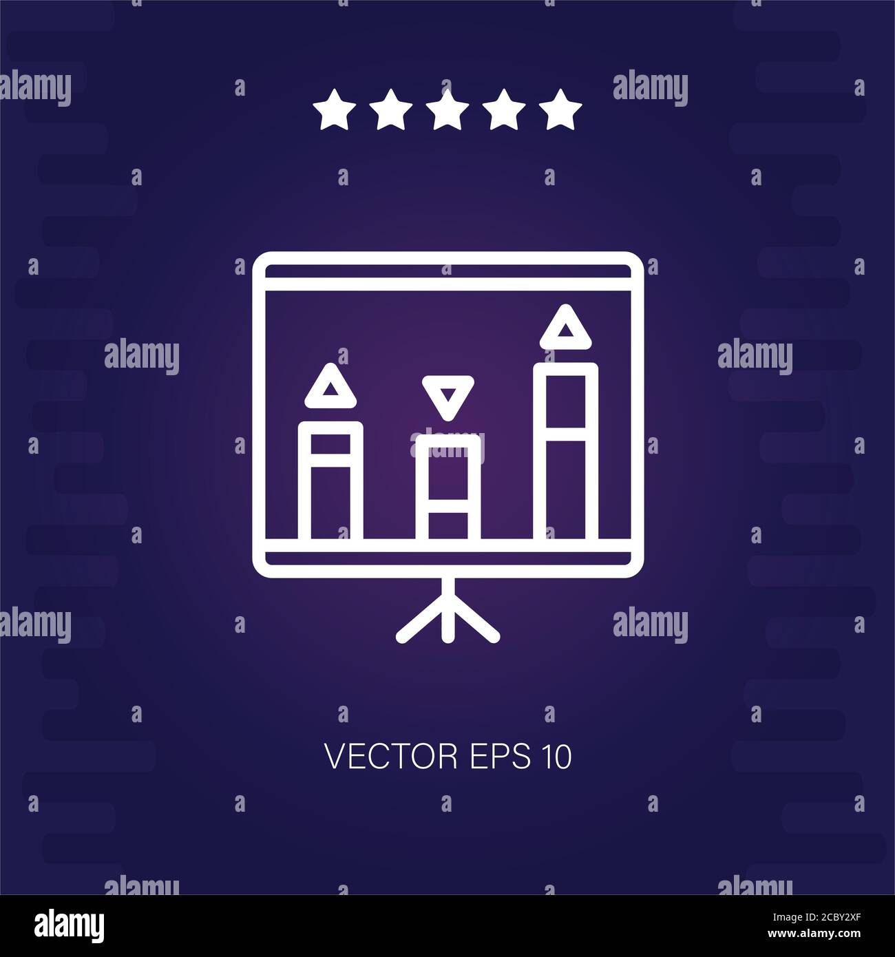 graph vector icon modern illustration Stock Vector Image & Art - Alamy