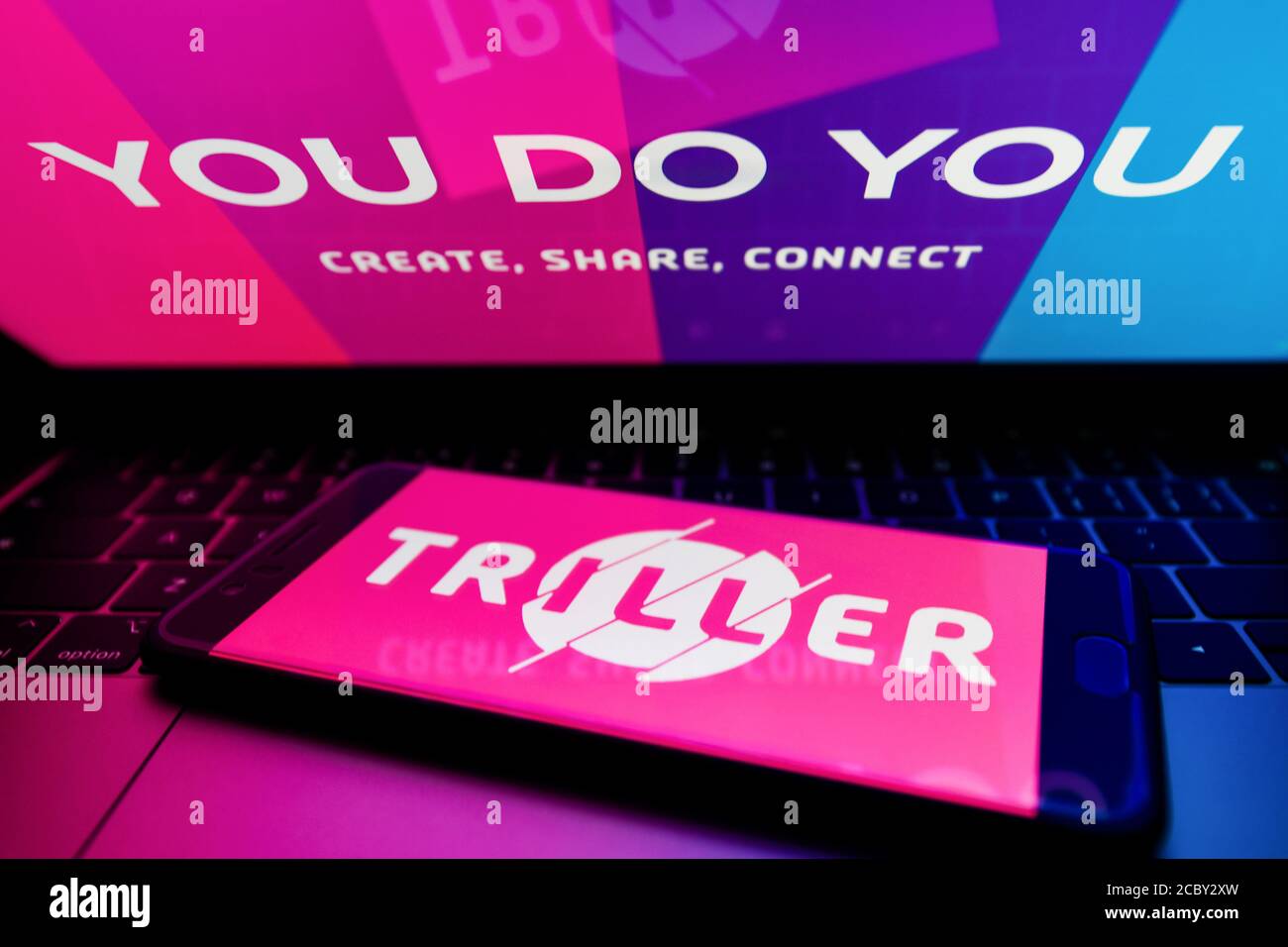 Triller logo hi-res stock photography and images - Alamy