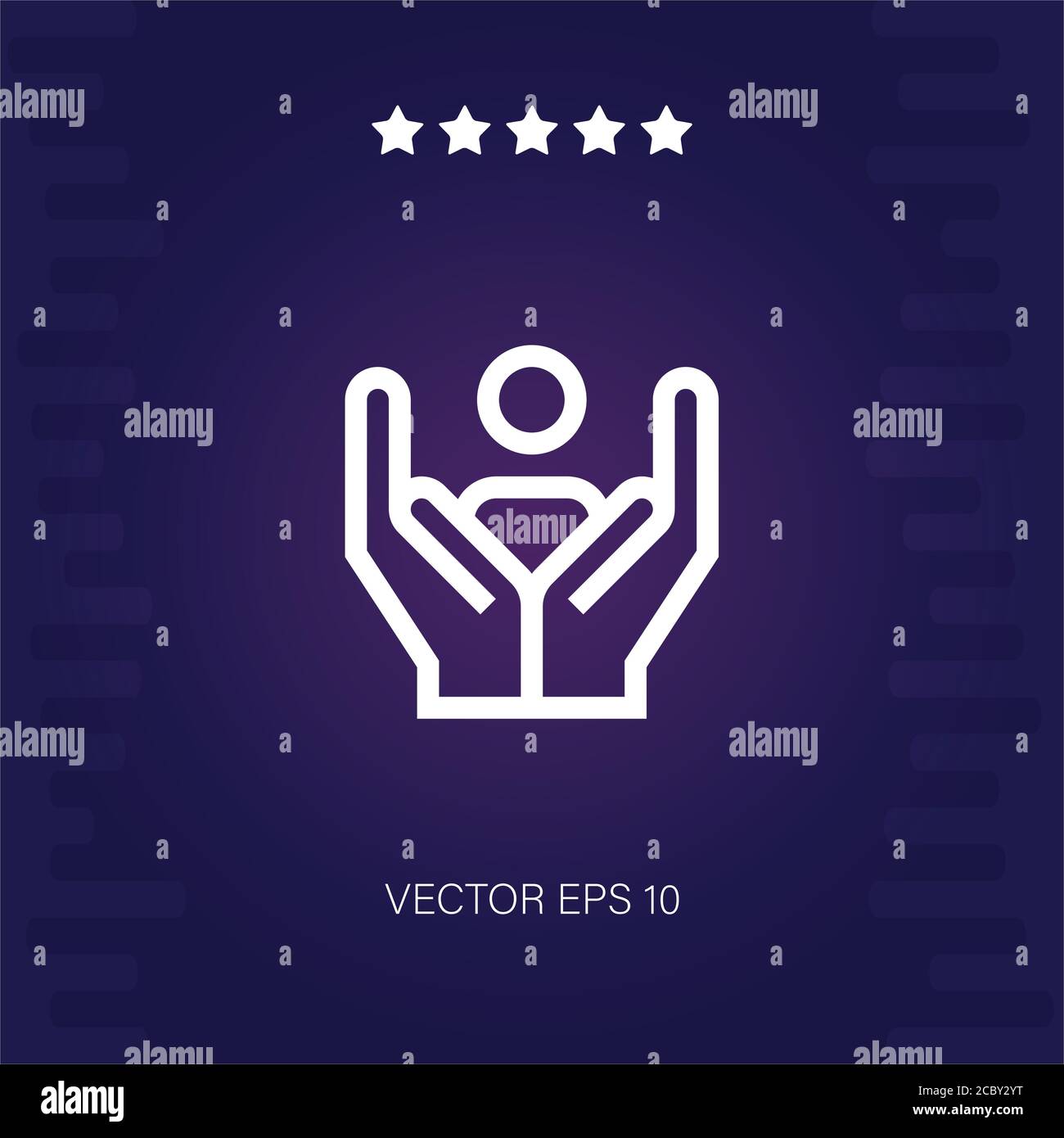 humanitarian vector icon modern illustration Stock Vector Image & Art ...