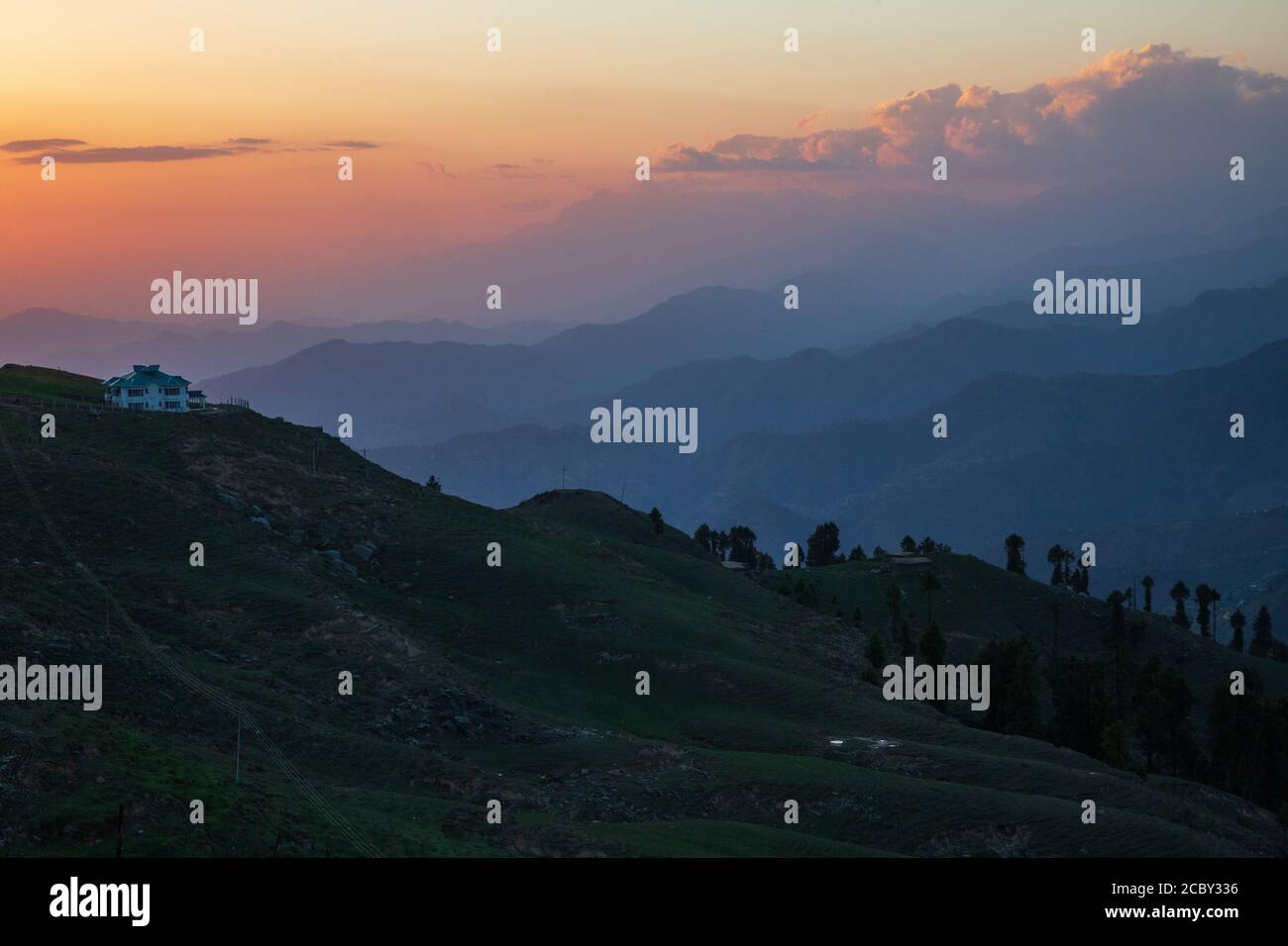 Dhauladhar Mountain Range in Himalayas, Himachal Pradesh, India Stock ...