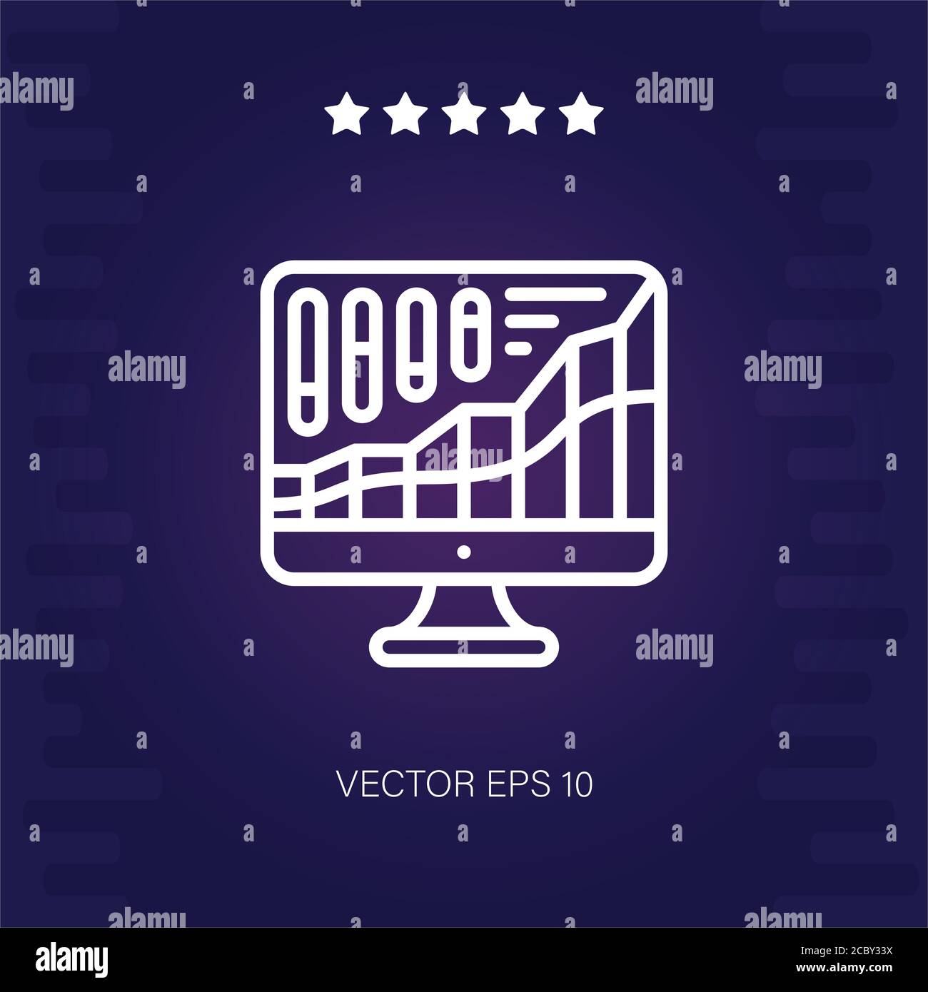 analytics vector icon modern illustration Stock Vector Image & Art - Alamy