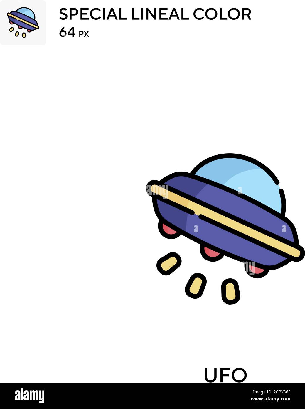 Ufo Special lineal color vector icon. Ufo icons for your business ...