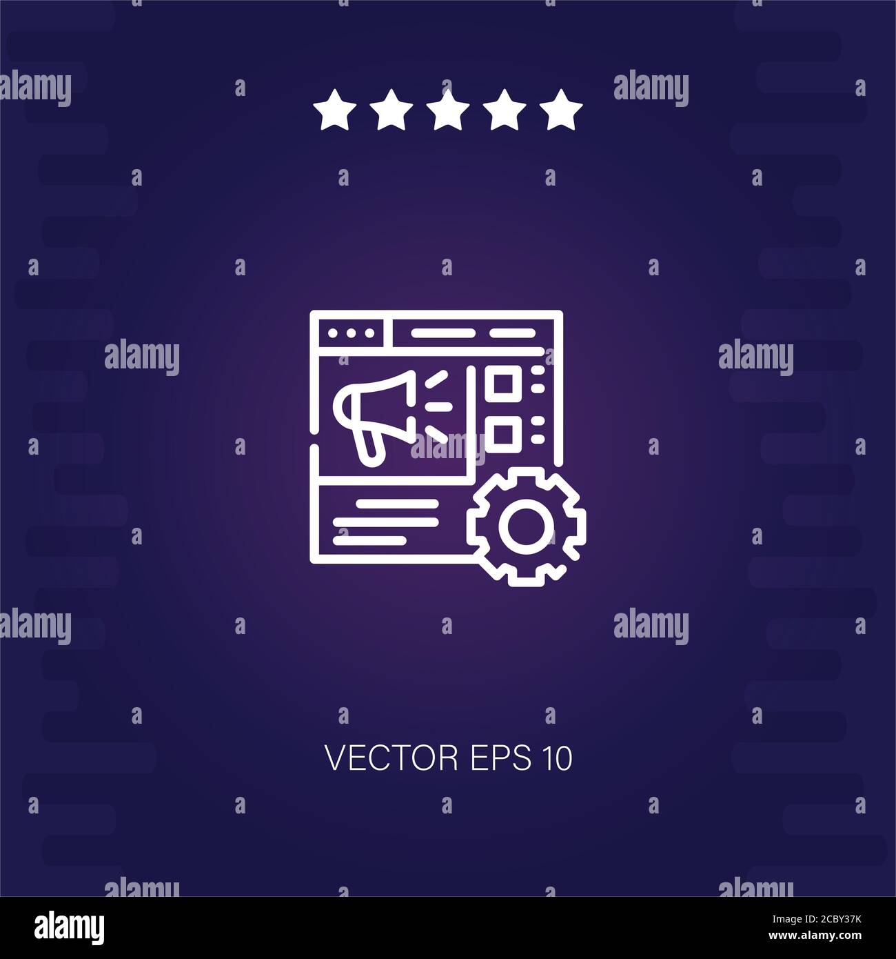 optimizing vector icon modern illustration Stock Vector Image & Art - Alamy